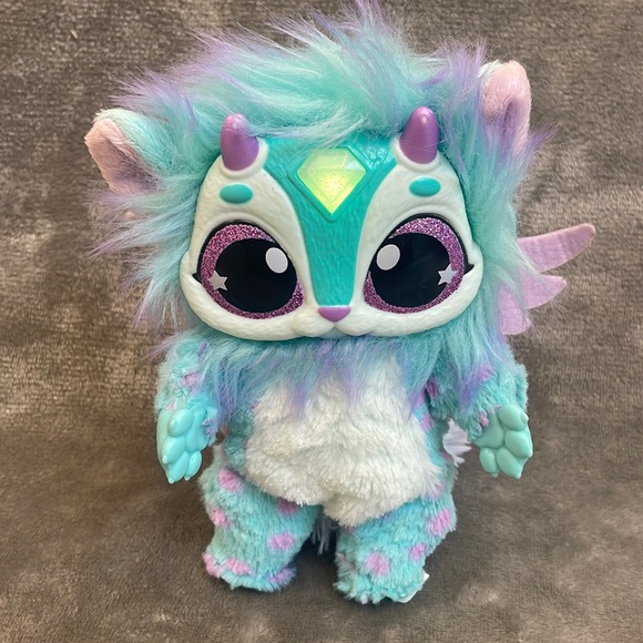 Magic Mixies | Toys | Magic Mixies Interactive Blue Teal Diamond Plush ...